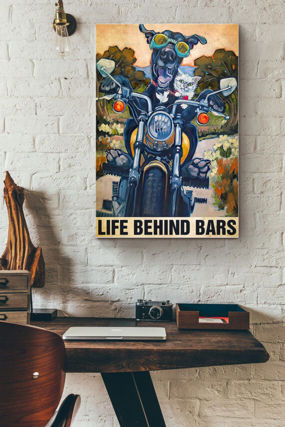 Motorcycle Life Behind Bars Poster – Daymira™ Wear For Everyday Pleasant Motorcycle Life Behind Bars Poster – Daymira™ Wear For Everyday Pleasant