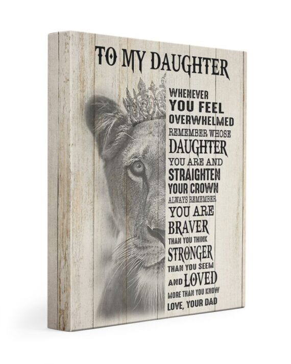 Lion King Canvas You Are Stronger Than You Seem Dad Giving Daughter ... Lion King Canvas You Are Stronger Than You Seem Dad Giving Daughter ...