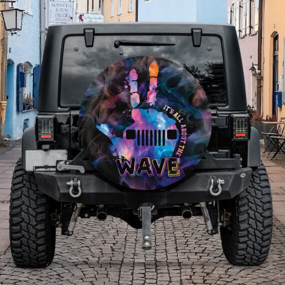 Jeep Spare Tire Cover Its All About The Wave Tie Dye Jeep Hand Spare